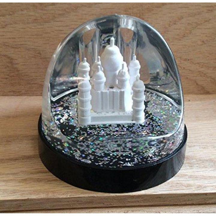 Pen Holdernew Year Gift Symbol of love TAJ MAHAL Water Filled Inside ...