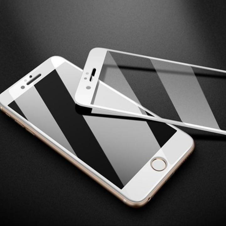 For Iphone 7/8 Plus 5D Glass Protector - White | Daraz.com.bd