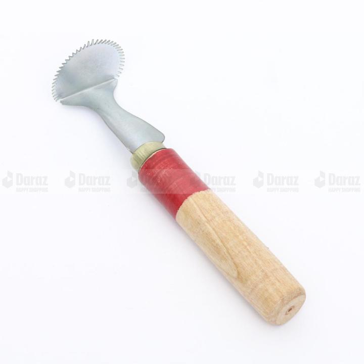 Coconut Cutter Scraper Shaver Hand Tools -Narikel Kurani (Wooden ...