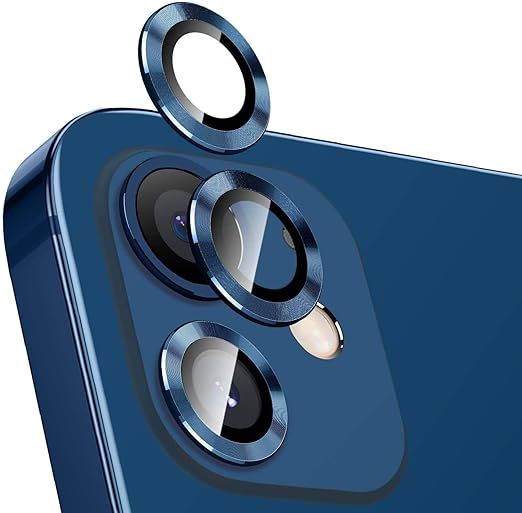 For Apple iPhone 12 Mini Blue Color WSKEN Metal Anti Scratch Camera ...