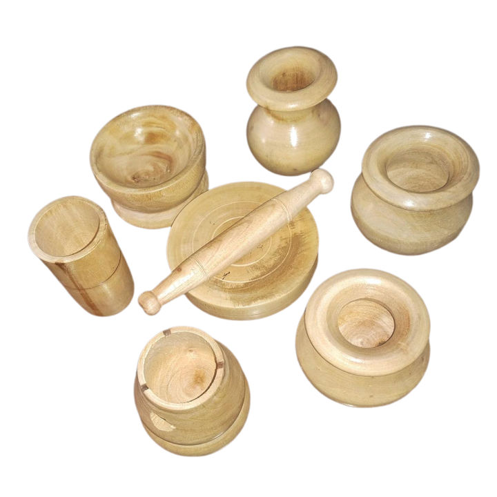Hari Patil Wooden For Baby - Kids Toy Pot Set | Daraz.com.bd