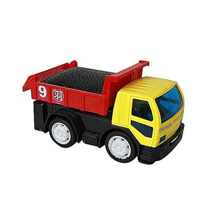 Plastic Fixen Truck - Yellow And Red - Car Toy - car toy | Daraz.com.bd