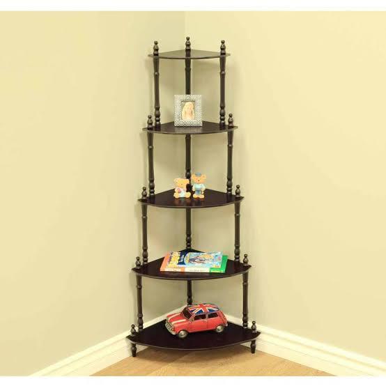 5 Layer Shelve Rack Corner Table Display Furniture Decorative Foldable ...