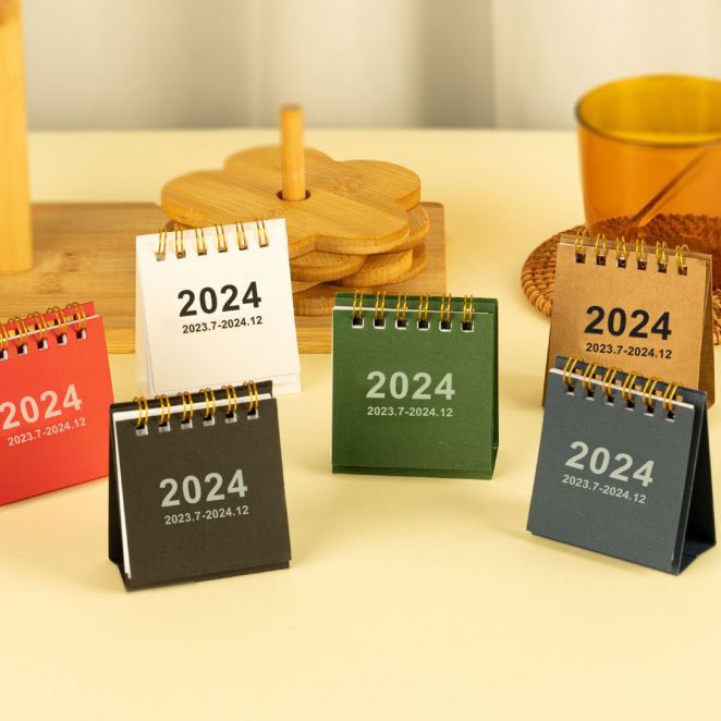 2024 Creative Digital Small Calendar Ins Wind Mini Coil Small Calendar ...