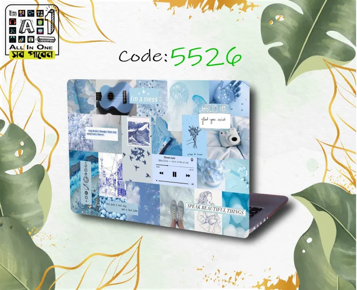 Multi Design Laptop Sticker | Daraz.com.bd