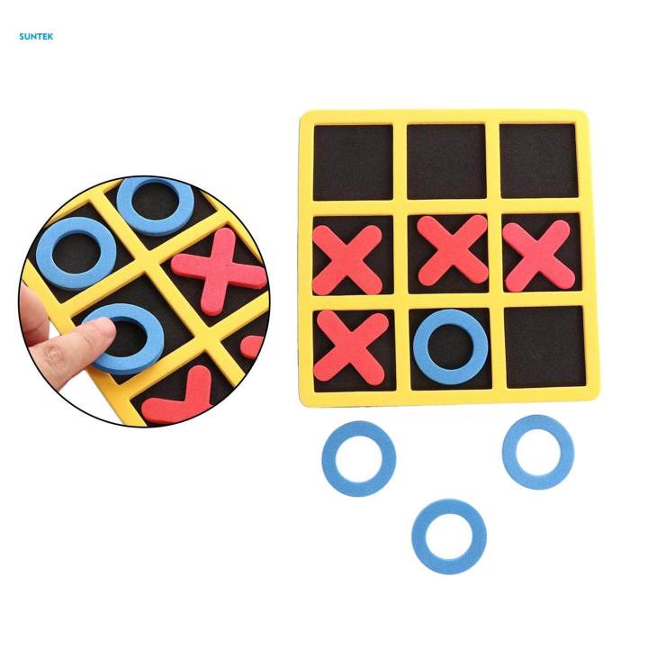Tic Tac Toe Tak/ Noughts and Crosses Board Game Indoor Playing Board ...
