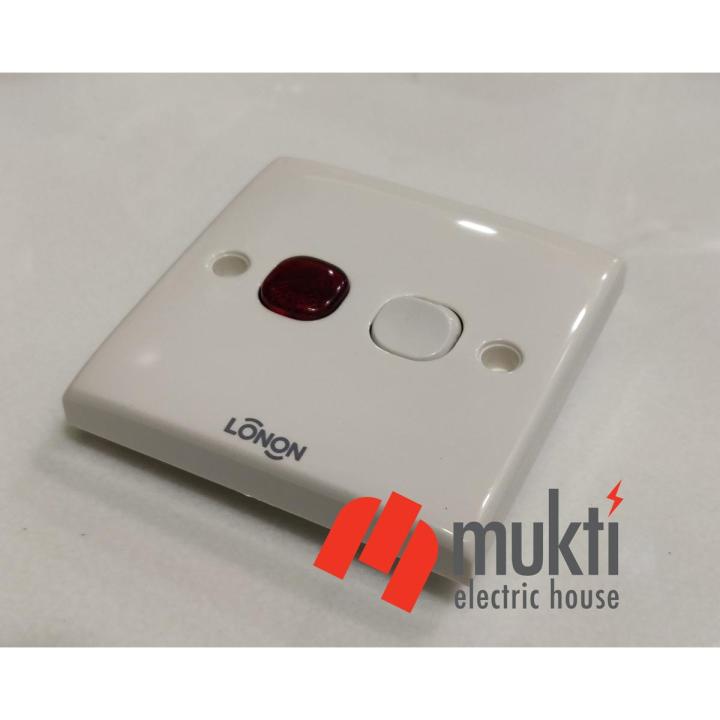 Lonon DP Geyser Switch Socket Electrical Power with Indicator Light ...