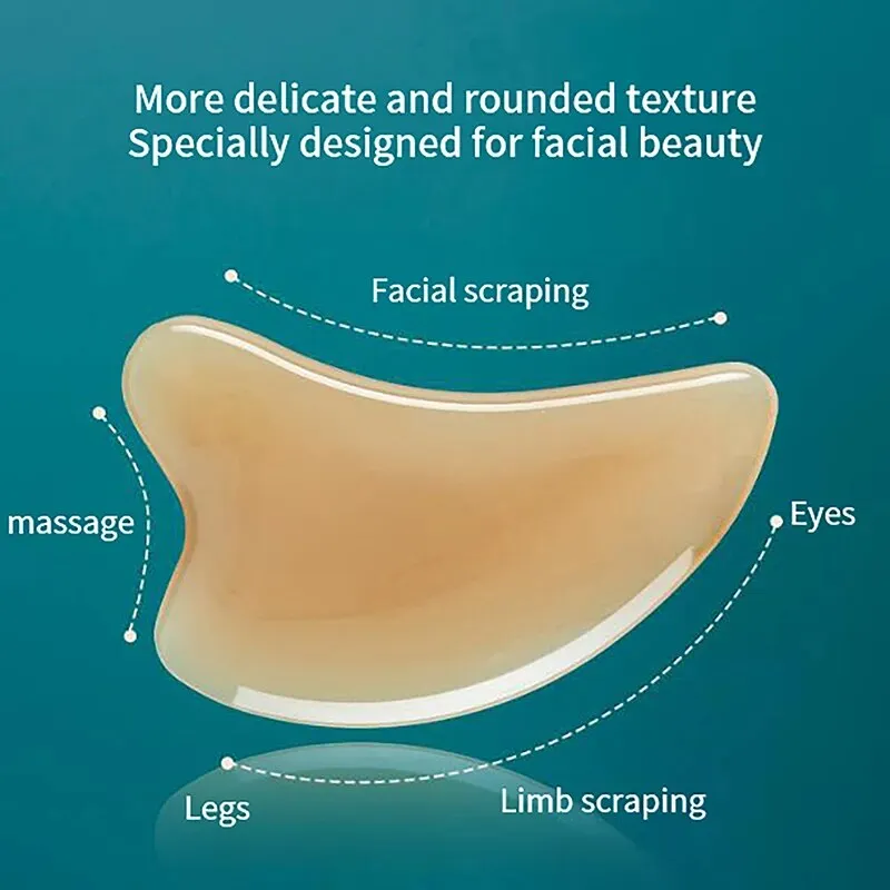 Skin Scraping Resin Gua Sha Massage Board Guasha Plate Face Eye SPA ...