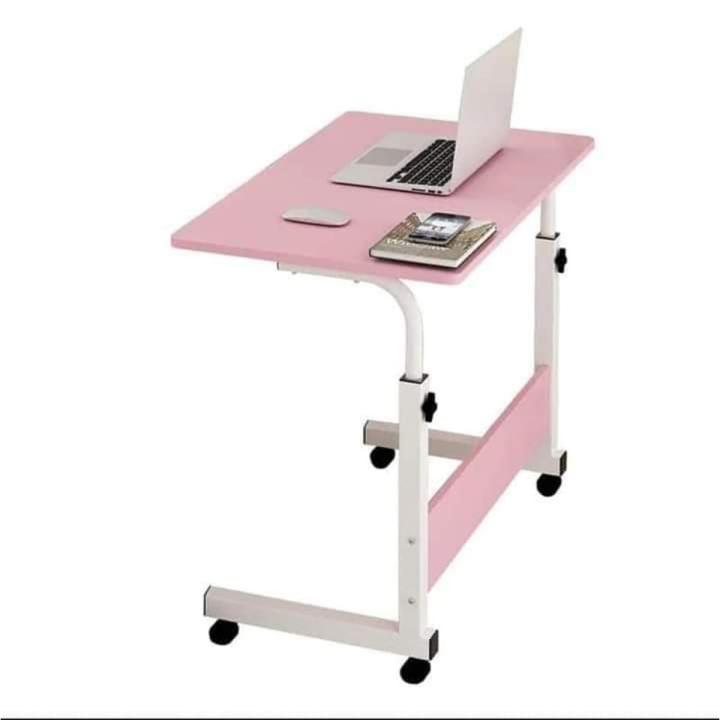 Height Adjustable Movable Laptop Desk With Storage Shelf Lazy Sofa ...