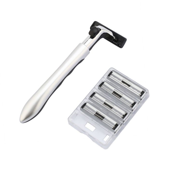 【The Edge of Beauty】Men Two-layer Blade Mini Razor Built-in Aloe ...