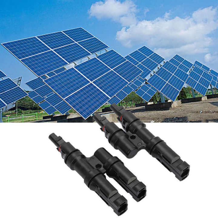 Branch MC4 Solar Panel Adapter 2 in 1 Parallel Connector Cable Splitter ...