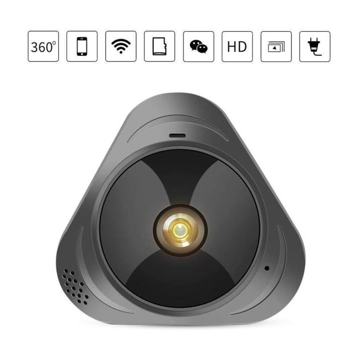 960P WiFi Security Camera IP 360 Degree Panoramic Camera HD Fisheye ...