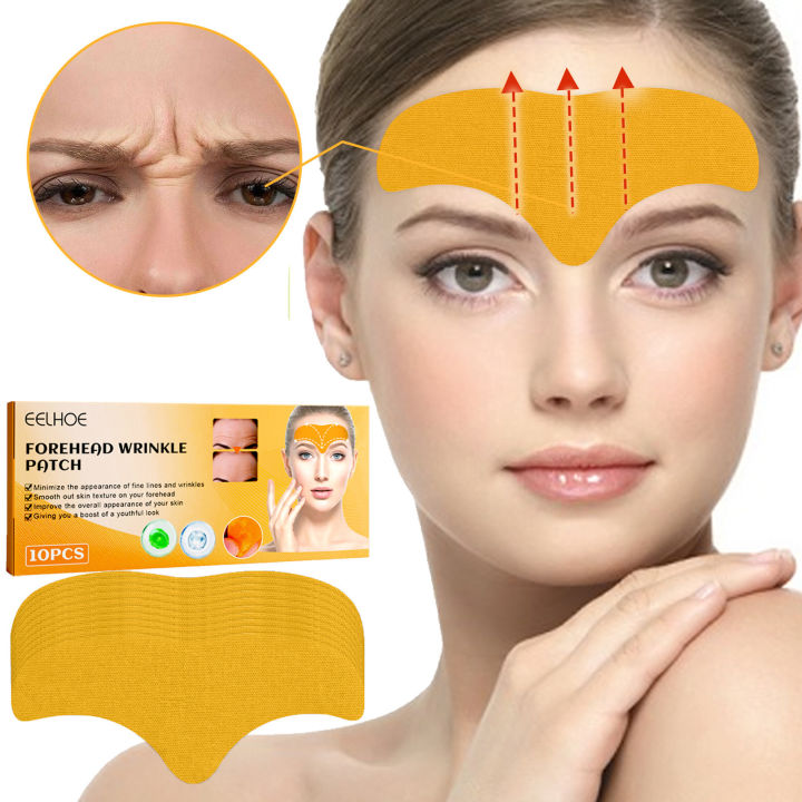 10Pcs/Pack Forehead Wrinkle Patch for Women Anti-wrinkle forehead pads ...