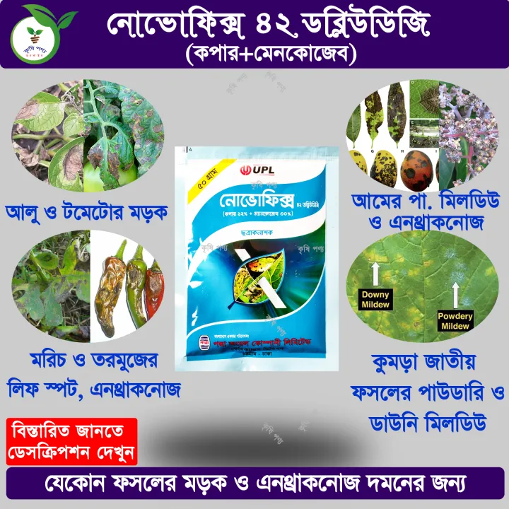 Fungicide: NOVOFIX 50gm (COPPER 12%+ MANCOZEB 30%) | Daraz.com.bd