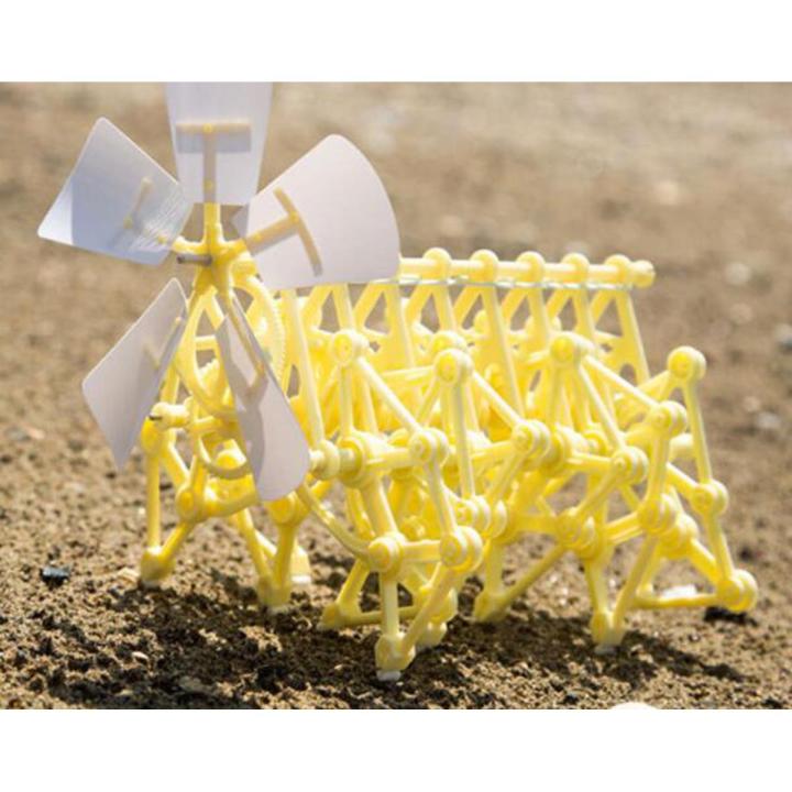 【happy one】DIY 3D Puzzle wind power toy Walker Powered Walking Assembly ...