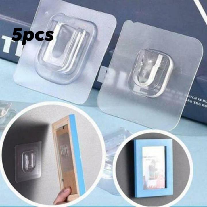 Double Sided Wall Adhesive Hook Plug Socket Holder Organize Hook ...