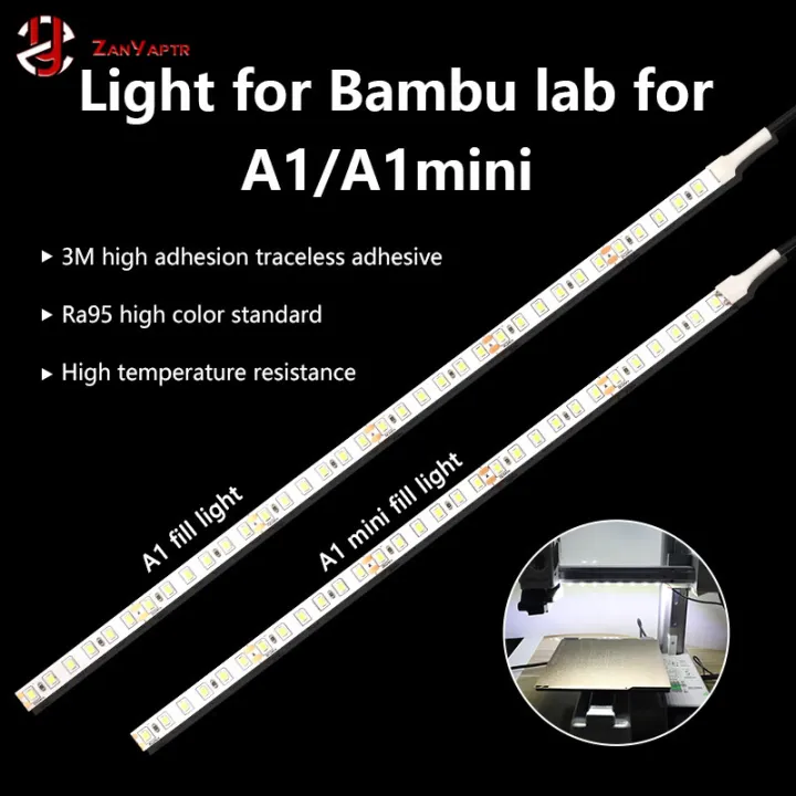 For Bambu Lab A1/A1 mini Led Light Strip Fill light Ra95 24V Super ...
