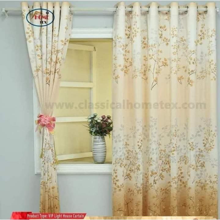 Premium Quality Home tex synthetic Curtain(5 kuchi) parda for Home ...