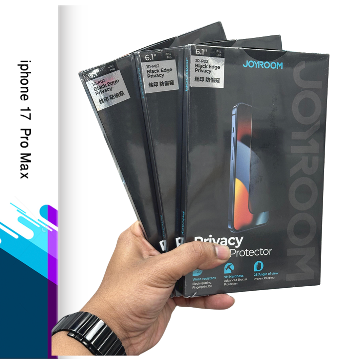 Joyroom Privacy Tempered Glass For iPhone 17 Pro Max - Anti-Spy -Anti ...