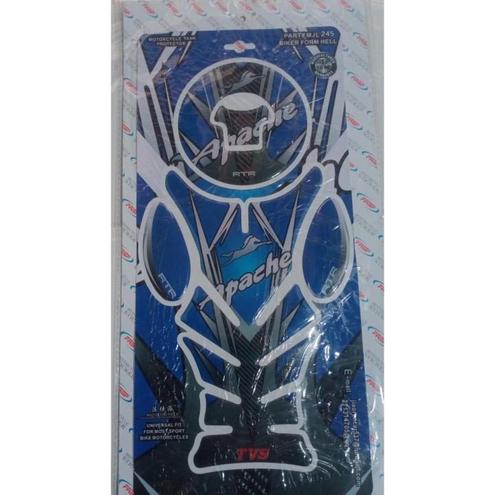 3D Fuel Tank Pad Protector Sticker For Apache motorcycle-1pcs | Daraz ...