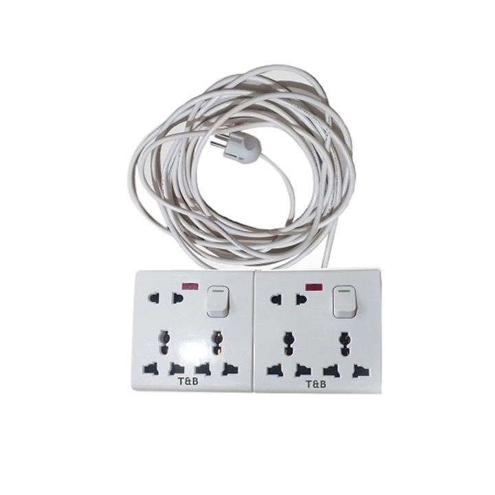 High quality Home made Multy Plug with 40/76 15 Feet Cable | Daraz.com.bd
