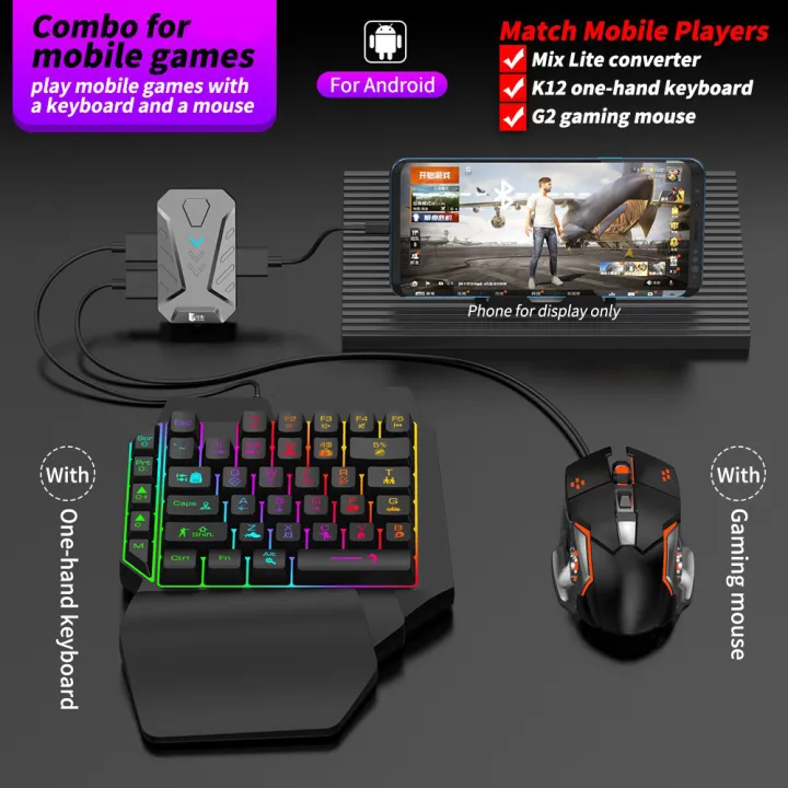 4 IN 1 Mobile Game Combo Pack PUBG Battle Dock Converter Stand Dock ...