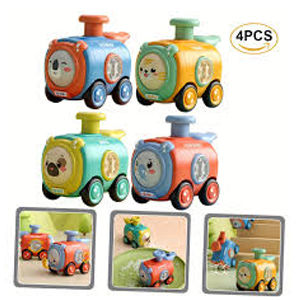 Inertial Toy Car Press Forward Mode Face-changing Train with Whistle ...