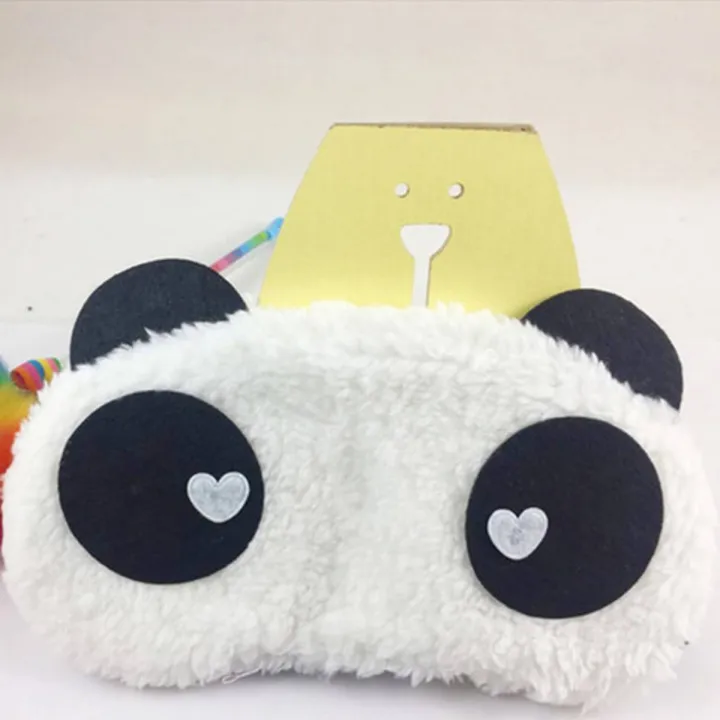 Cute Panda Eye Mask Cover Sleep Mask Eye Patch Good Sleeping Travel ...