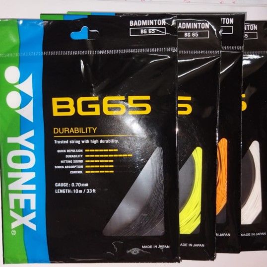 Badminton Yonex Bg 65 String Soft Feeling - Enhance Badminton Game With ...