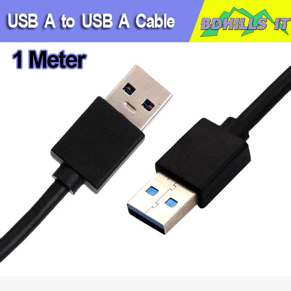 Both side usb type A male cable - usb to usb cable / usb type a male to ...