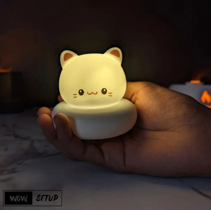 Mini Kitten Light Children's Night Light Rabbit Baby Nightlight Cute ...