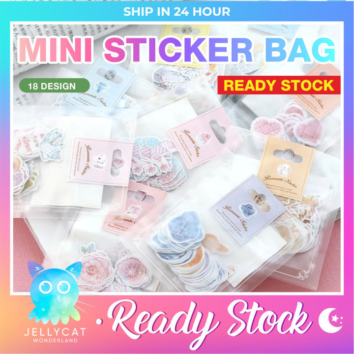♥ READY STOCK 现货 ♥ 18 Design Mini Insta Sticker Bag Cute Girl Planner ...