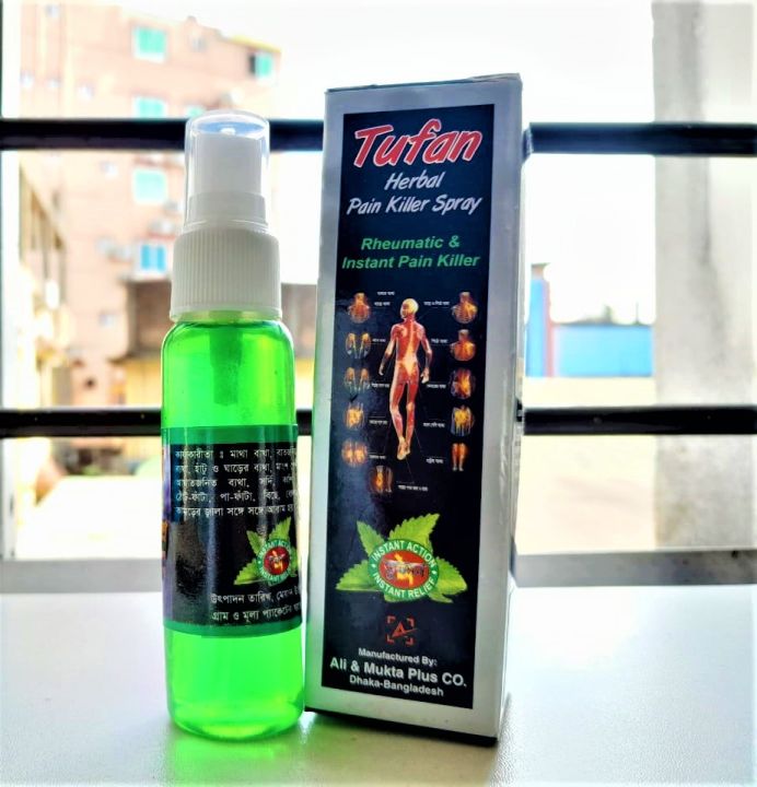 Tufan Herbal Pain Killer Spray.40 ml | Daraz.com.bd