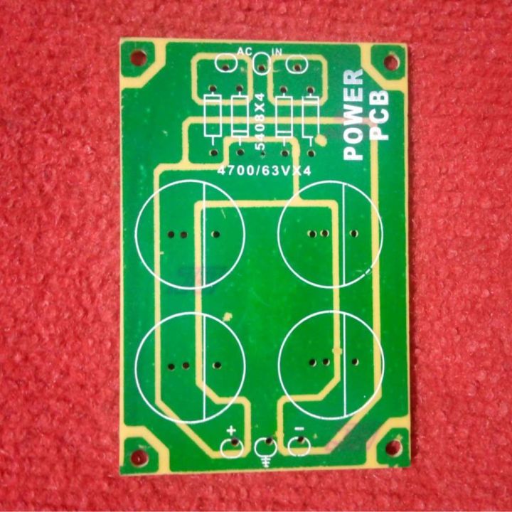 10Pcs - EMPTY Board 4 Capacitor BLANK Board Filter Circuit For 4700uf ...