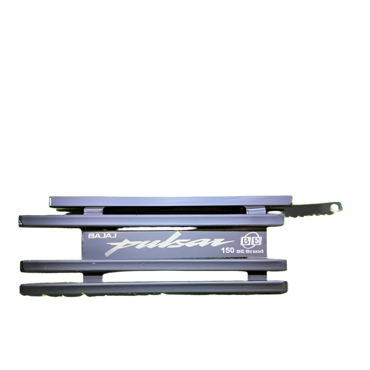 Bajaj Pulsar Double Disc Silencer Cover Black Metal Box khacha with ...