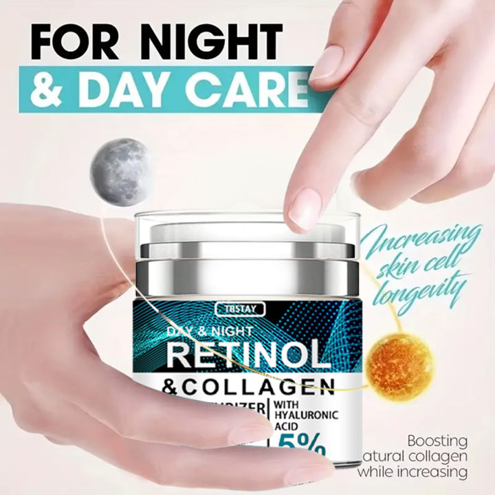 Collagen Retinol Hyaluronic Acid Cream, Retinol and Collagen Face Cream ...