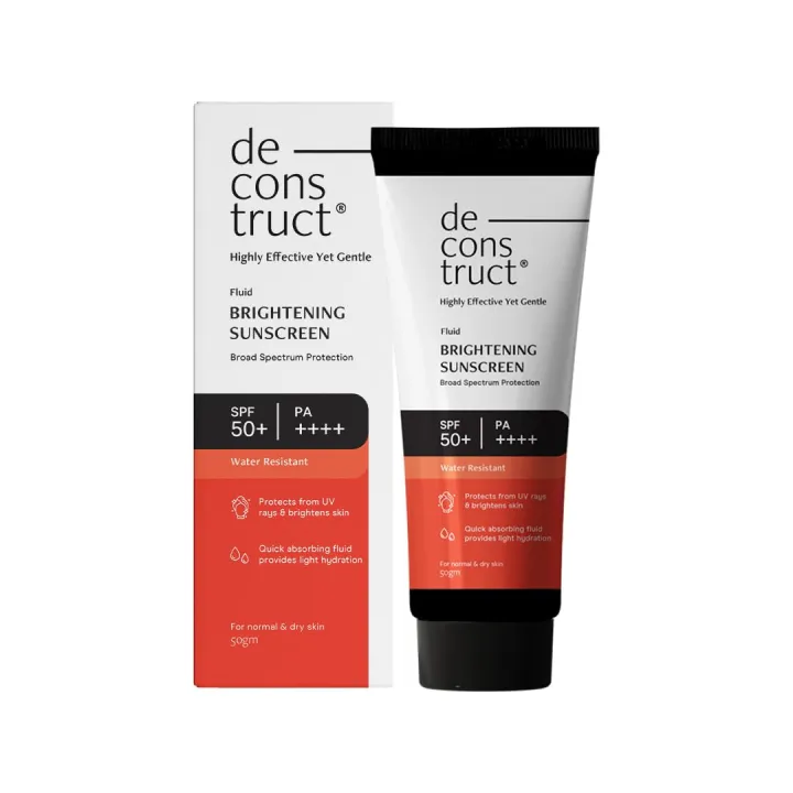 Deconstruct Brightening & Glow Sunscreen SPF 50+ And PA++++ | Dewy ...