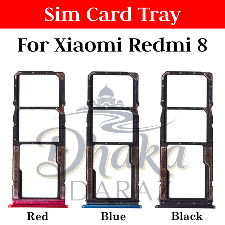 Xiaomi Redmi 8 Tray Micro SD Card Slot with Sim Ejector Pin Replacement ...