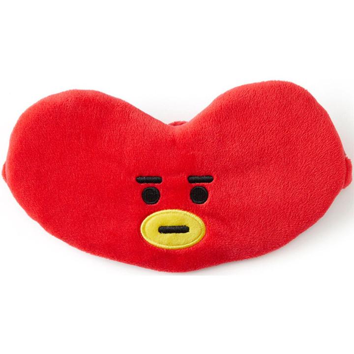 BTS BT21 Cute Cartoon Soft Sleep Eye Mask Plush Sun Shade Cover Travel ...