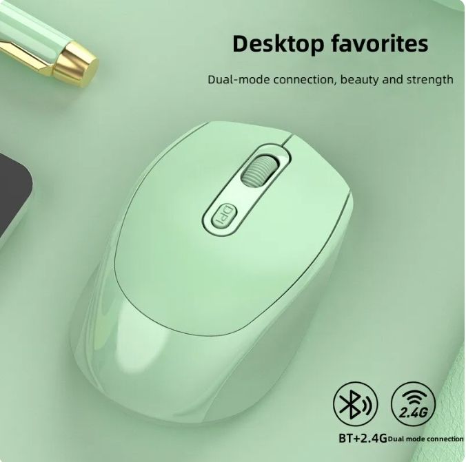 Wireless Silent Mouse Bluetooth 2.4G Dual Mode Mute Charging Portable ...