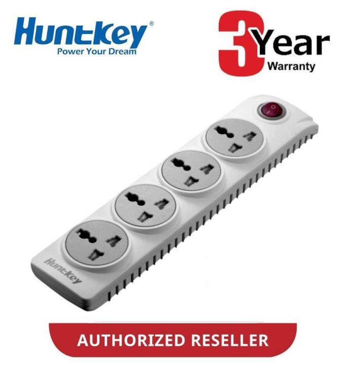 Multiplug Huntkey SZN401(child & surge protection .made from copper-3y ...