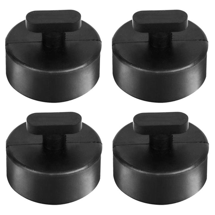 4 PCS Car Jack Support Block Rubber Pad Solid Adapter Rubber Jack Pad ...