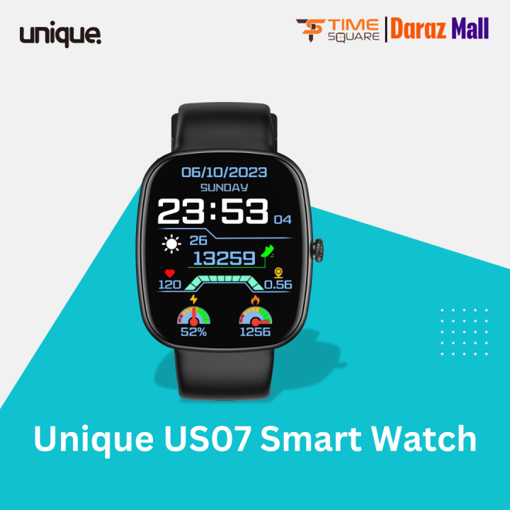 Unique US06 Smart Watch Bluetooth Calling Watch 3 Straps 1.83 inch ...