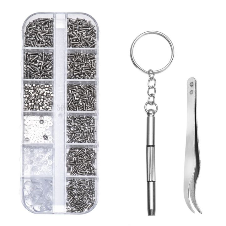 Watch Clock Spectacle Repair Tweezer with Micro Screwdriver Eyeglass ...