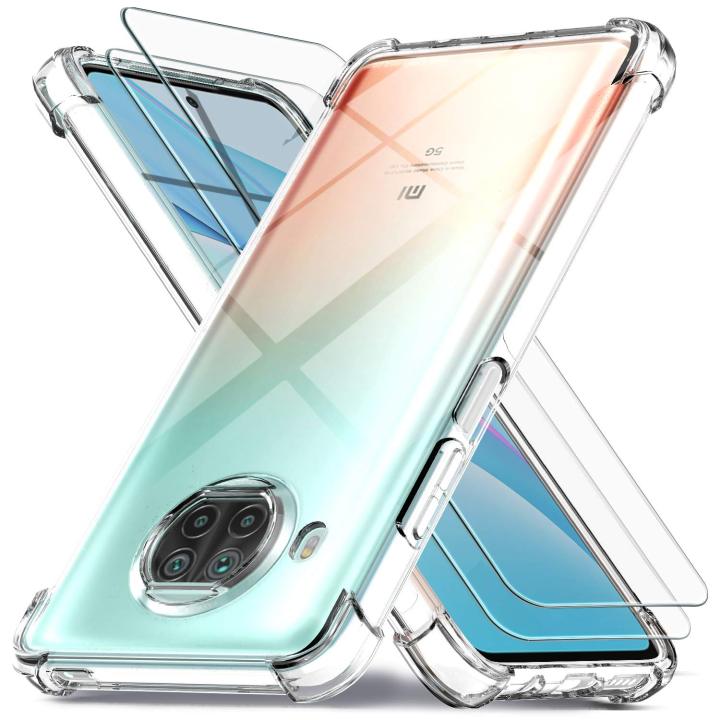 For Xiaomi Mi 10i 5G / Mi 10T Lite / Redmi Note 9 Pro 5G Transparent Clear Silicon Tup Back ...