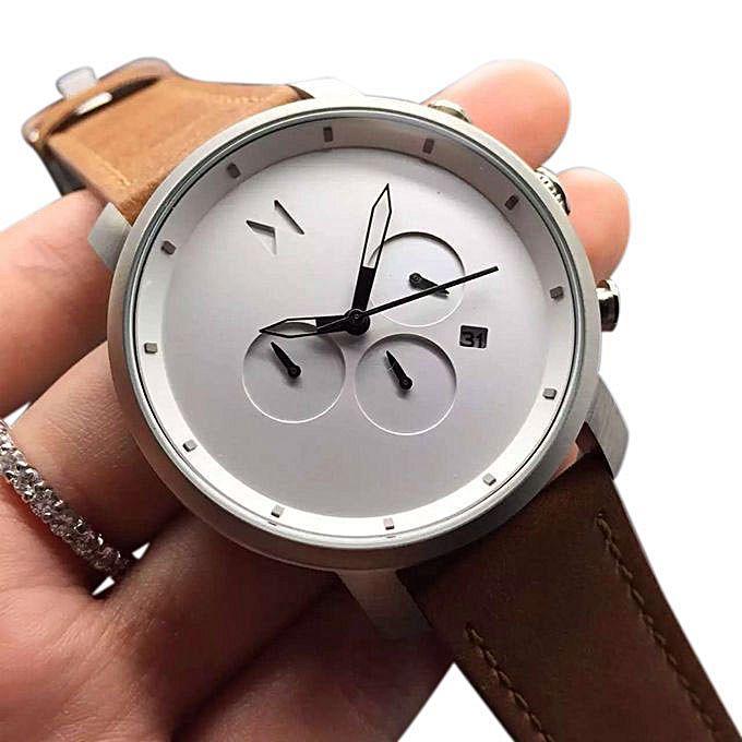 WM08 Chronograph Watch For Men - Brown | Daraz.com.bd