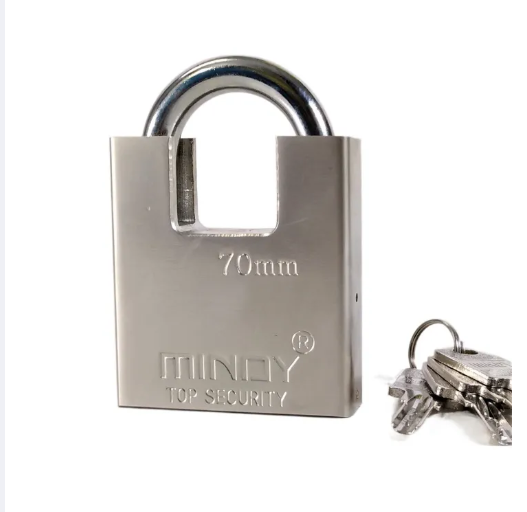 Mindy 70mm High Security Anti-Theft Hard Steel Key Padlock | Daraz.com.bd
