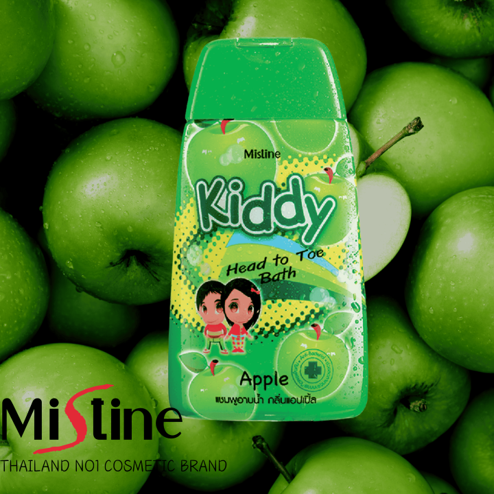 MISTINE KIDDY HEAD TO TOE BATH-APPLE 200 ML | Daraz.com.bd