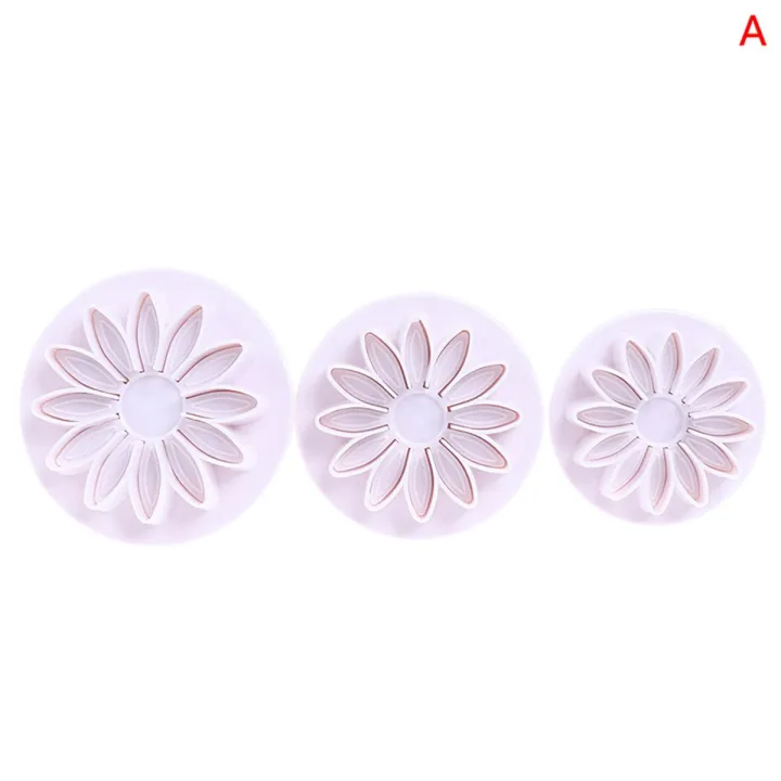 delicate Plastic Flower Fondant Cake Tools Sugar Craft Plunger Cutter ...
