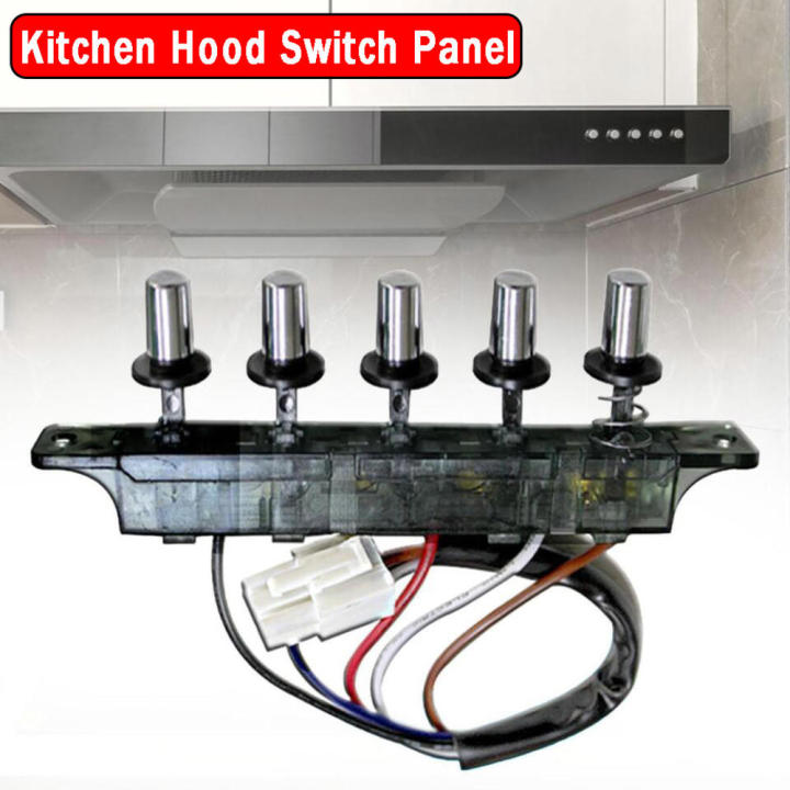 4/5 Button Kitchen Hood Switch Versatile Multi-functional High-Quality ...
